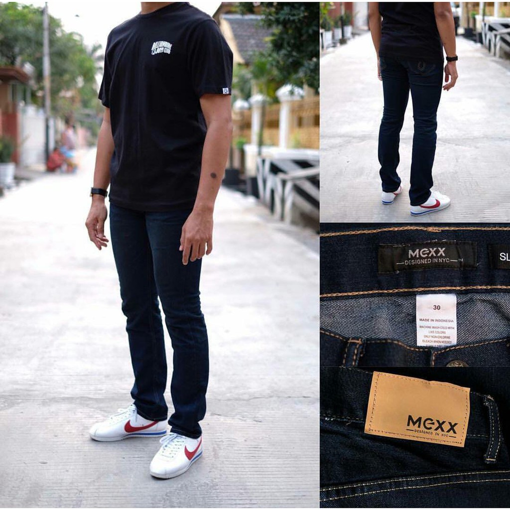 Mexx Denim Dark Blue Jeans (Original) | Shopee Philippines