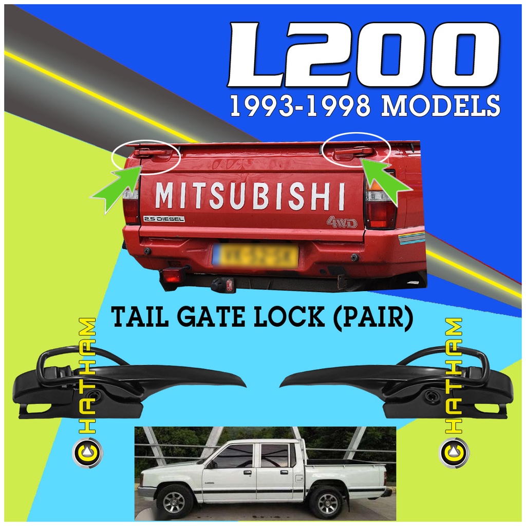 Tail Gate Door Lock for L200 Model 1993 1994 1995 1996 1997 1998 ...