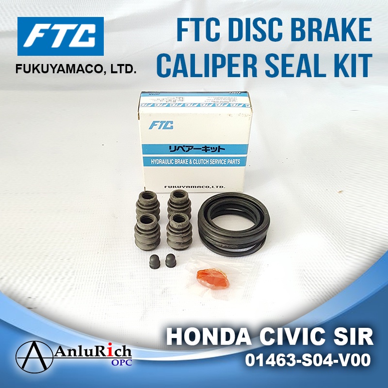 FTC Disc Brake Caliper Seal Kit for HONDA Civic SIR (01463-S04-V00 ...