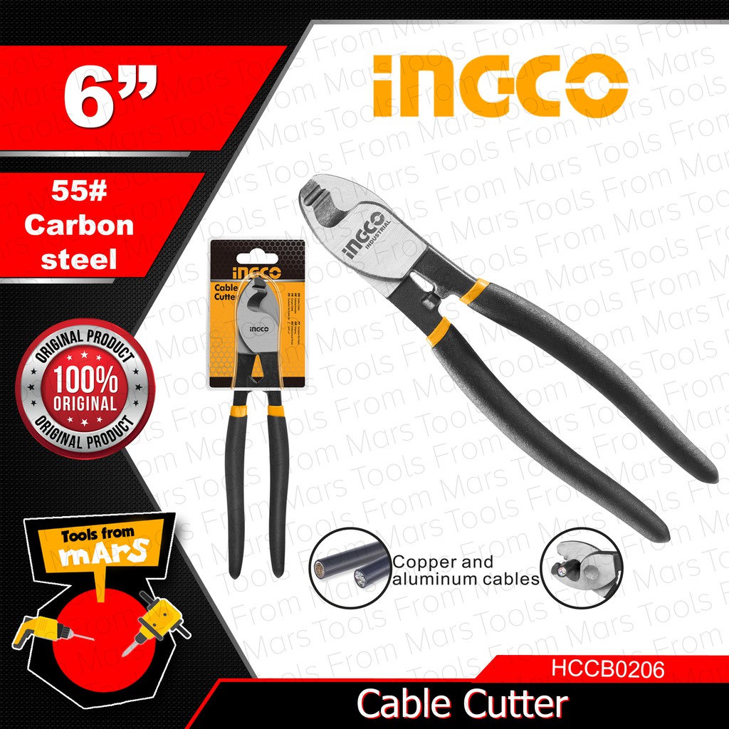 INGCO Cable Cutter 6" 120mm HCCB0206 •TFM• IHT | Shopee Philippines