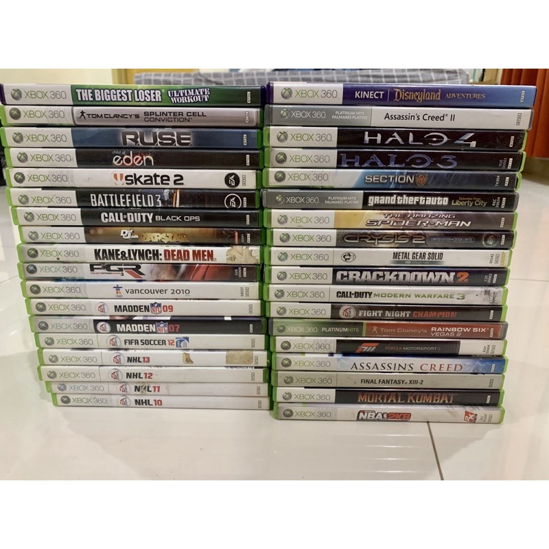 Xbox 360 Games pre owned NTSC | Shopee Philippines
