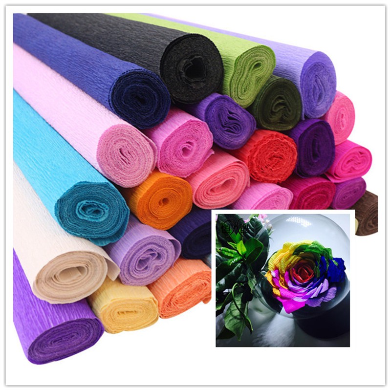 Flower Wrapping Gift Wrap Streamer Roll Crepe Paper | Shopee Philippines