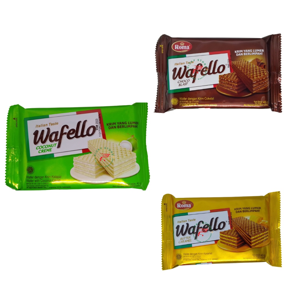 Roma Wafello 43gr/3 variants MAYORA | Shopee Philippines