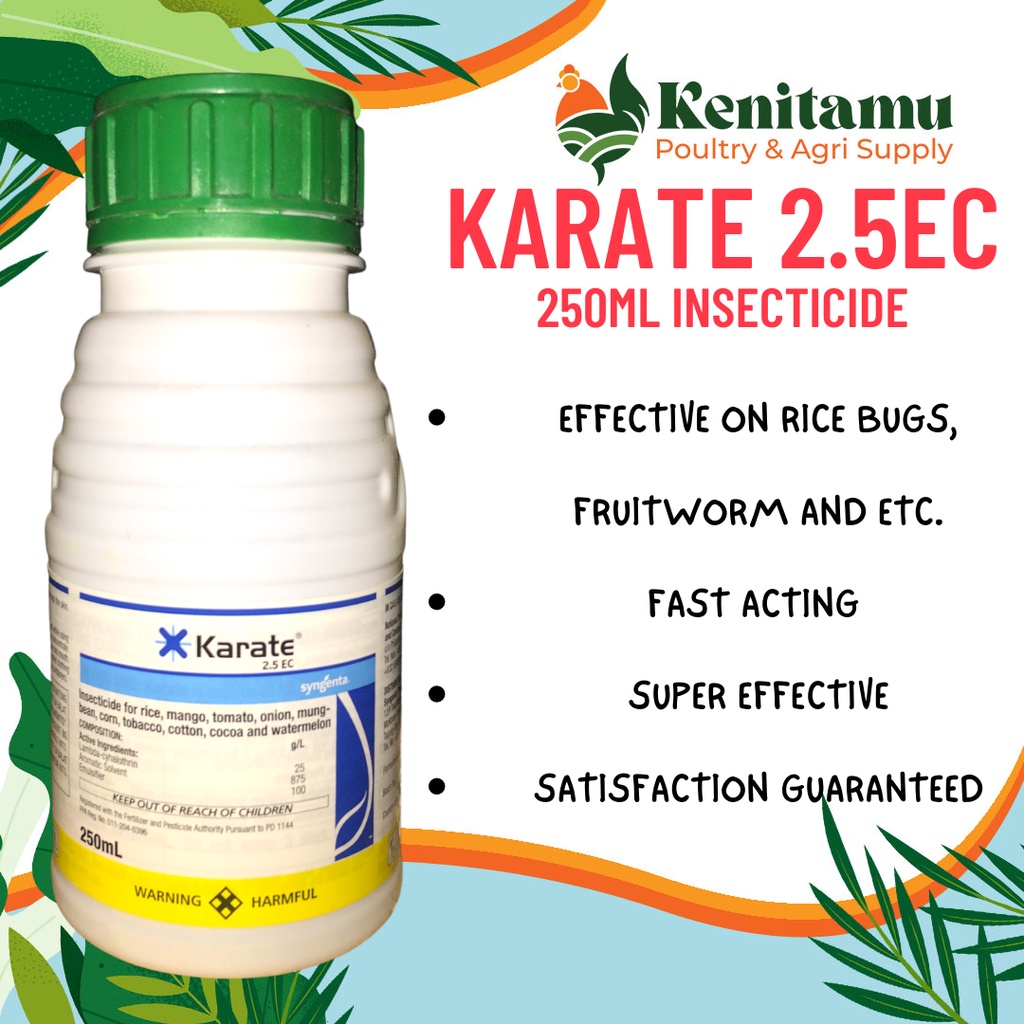 KARATE 2.5EC 250ML INSECTICIDE BY: SYNGENTA | Shopee Philippines