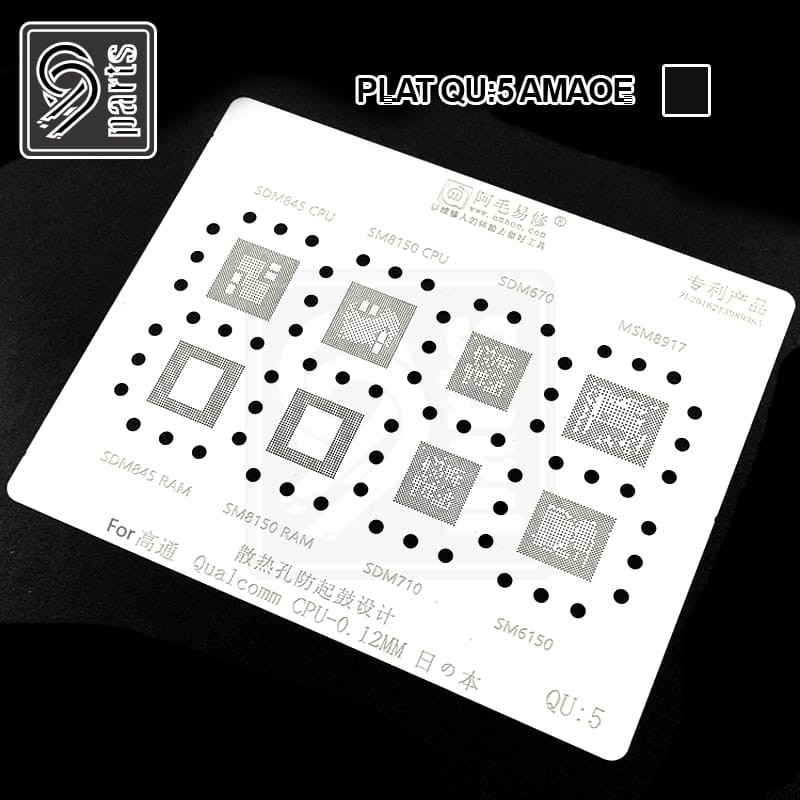 Plat QU:5 Amaoe / Amaoe QU5 FOR QUUALCOMM CPU Ram Chip IC SDM710 SM6150 ...