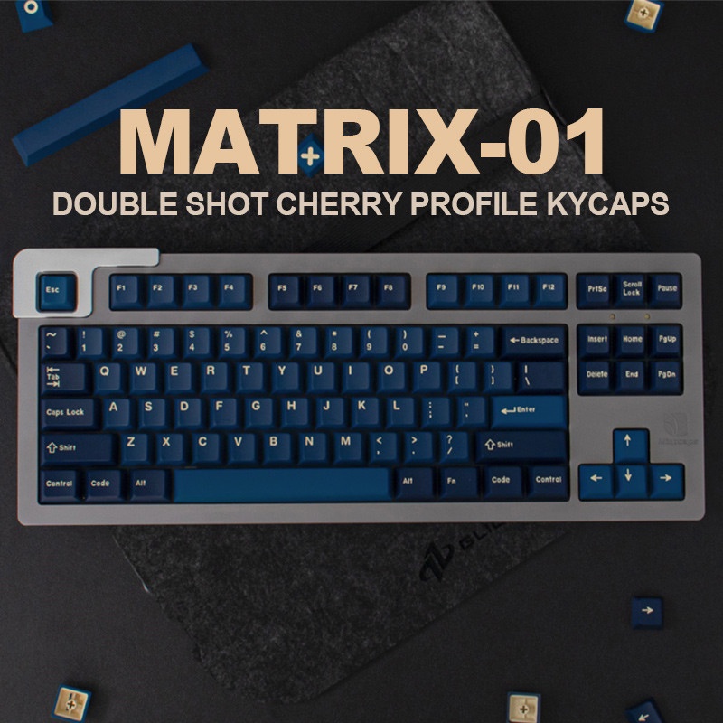 171 keys MATRIX-01 keycaps cherry proflie double shot keys Personalized ...