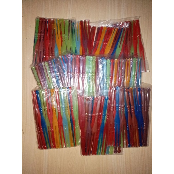 Plastic FORKS STICK FORKS / BIRTHDAY CAKE FORKS | Shopee Philippines