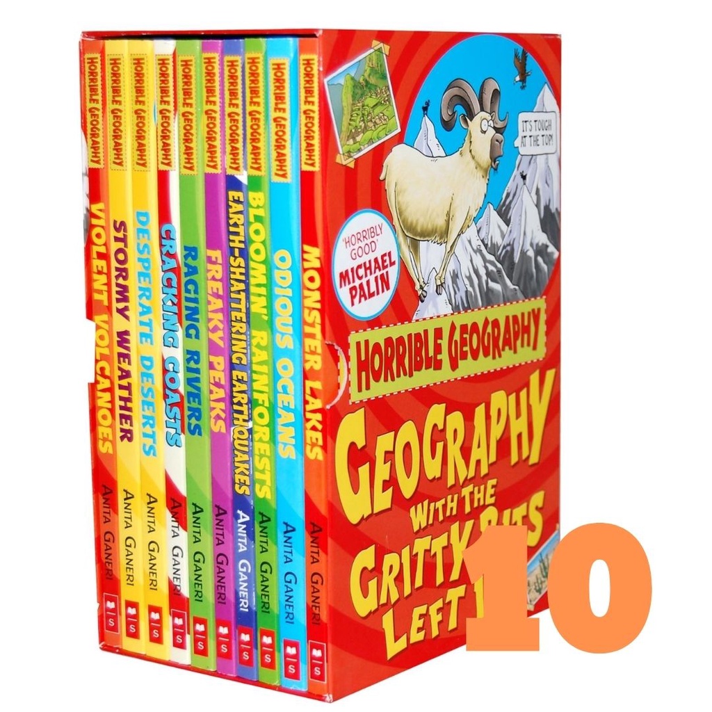HORRIBLE GEOGRAPHY COLLECTION 10 BOOKS (box set) - box with slight ...