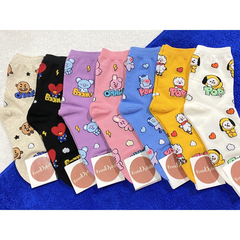 Korean Socks BTS Iconic Socks • [DL] | Shopee Philippines