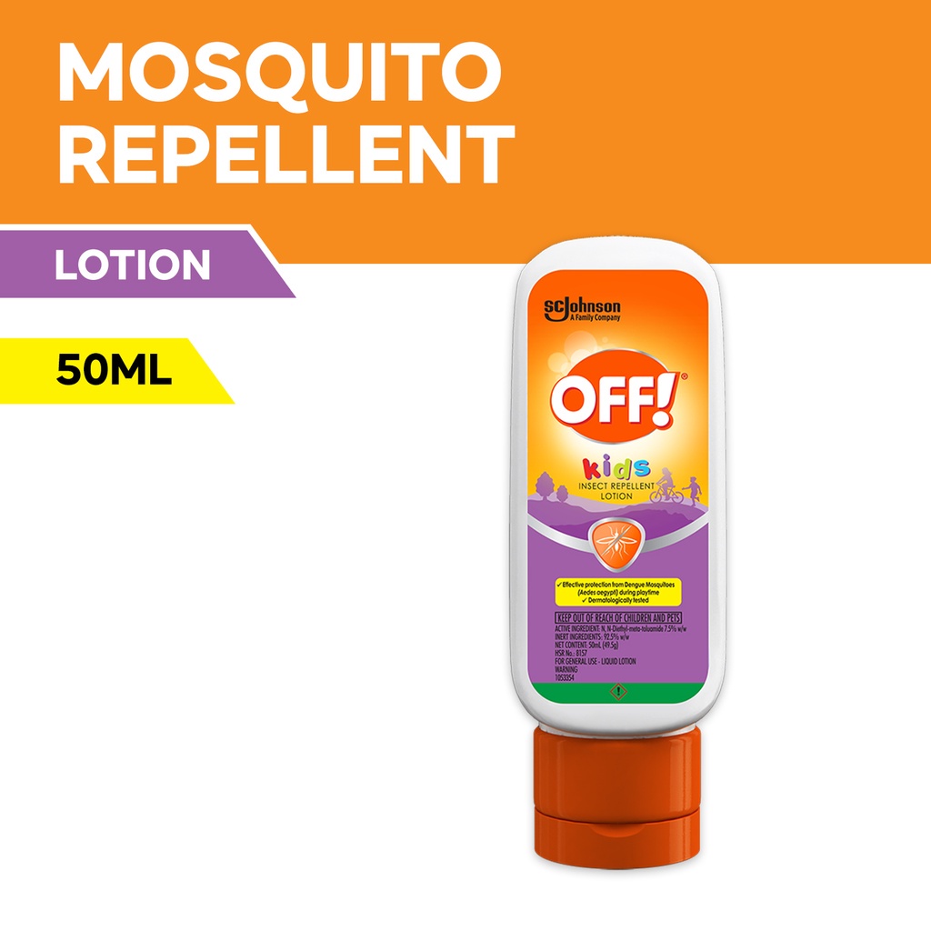 OFF! Mosquito Repellent Lotion - Kids 50ml | Shopee Philippines