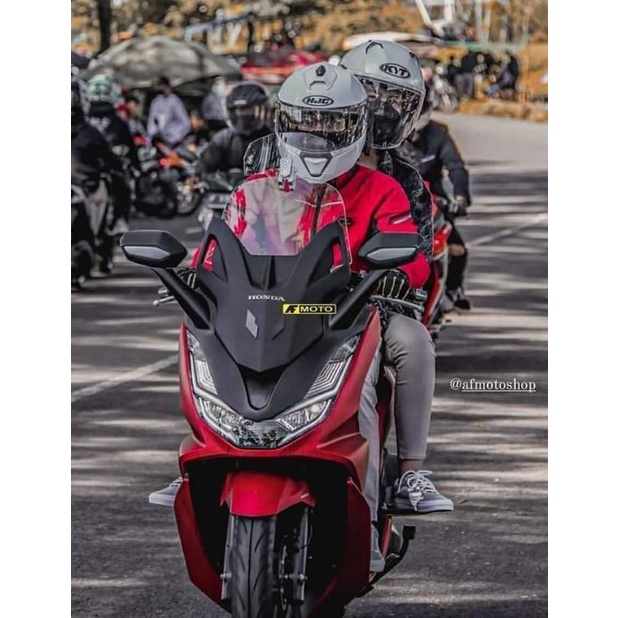 AFMOTO PCX 160 front Body kit set w/ side mirror and visor | Shopee ...