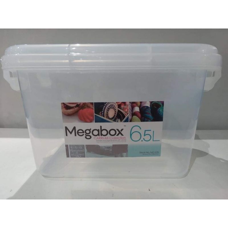 Megabox 6.5L Storage Box with Handle MG-636 | Shopee Philippines