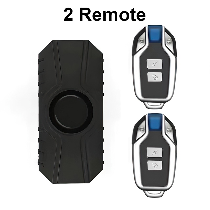 Anti-theft Motorcycle Alarm Lock Waterproof Vibration Wireless Bicycle ...