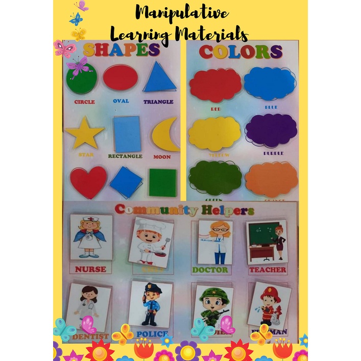 Learning Manipulative Learning Materials / Velcro Activity Worksheet ...