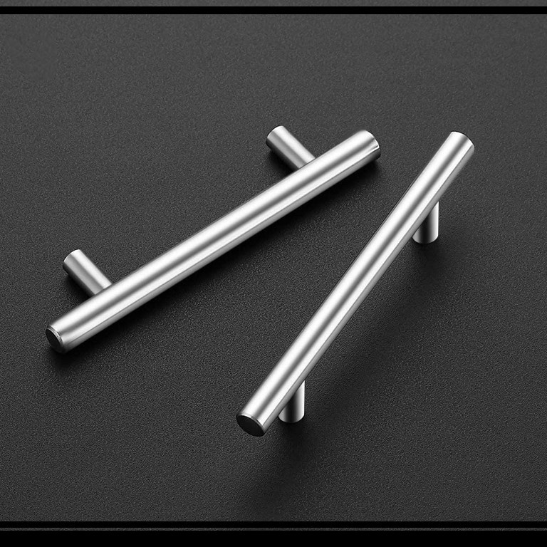 Stainless steel T HANDLE for Cabinet, drawers & kitchen cupboard 8 ...
