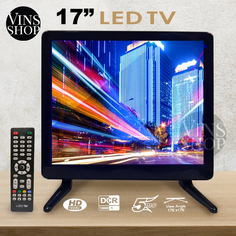 VINS High Definition Digital LED TV 17 Inch Bedroom Small Television ...