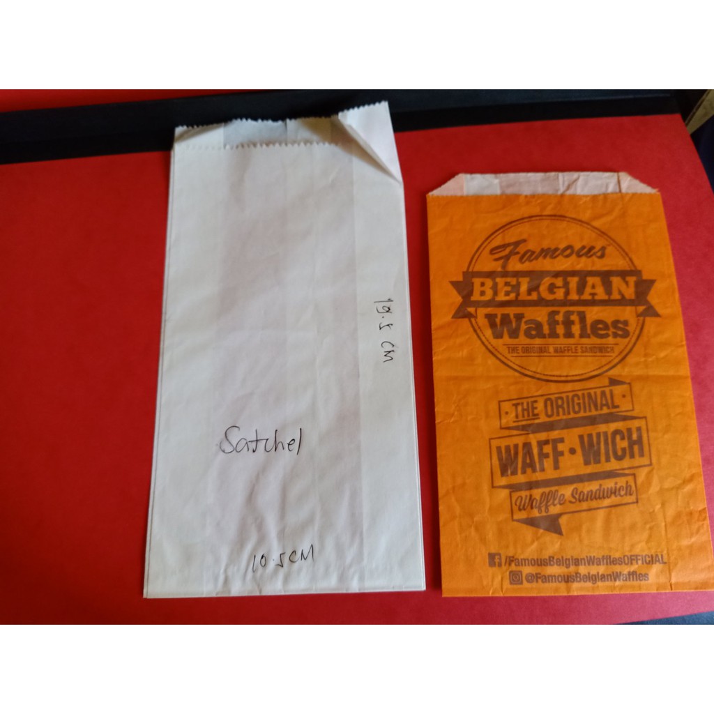 grease proof pouch sathel bag waffle pouch empanada pouch | Shopee ...