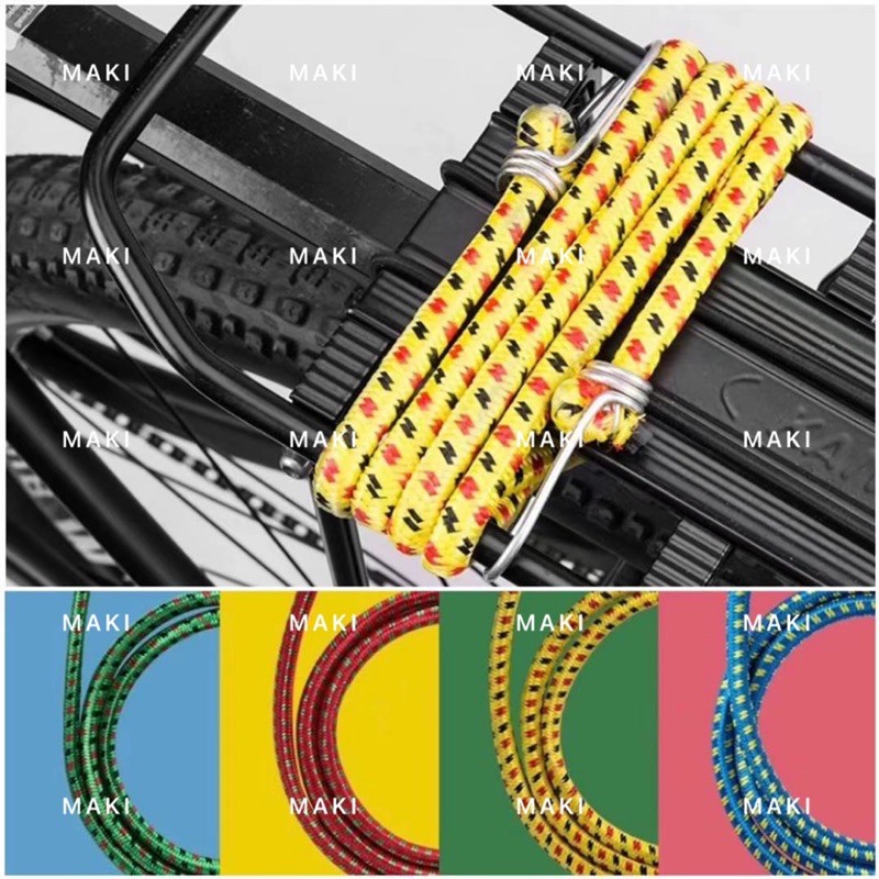 6pcs set elastics thick luggage rope,bungee cord,rope tie,with hook ...