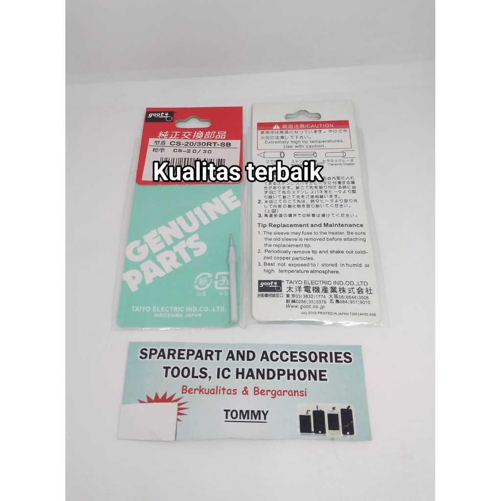MATA GOOT CS-20 SUPER POINTED SOLDERING BIT | Shopee Philippines