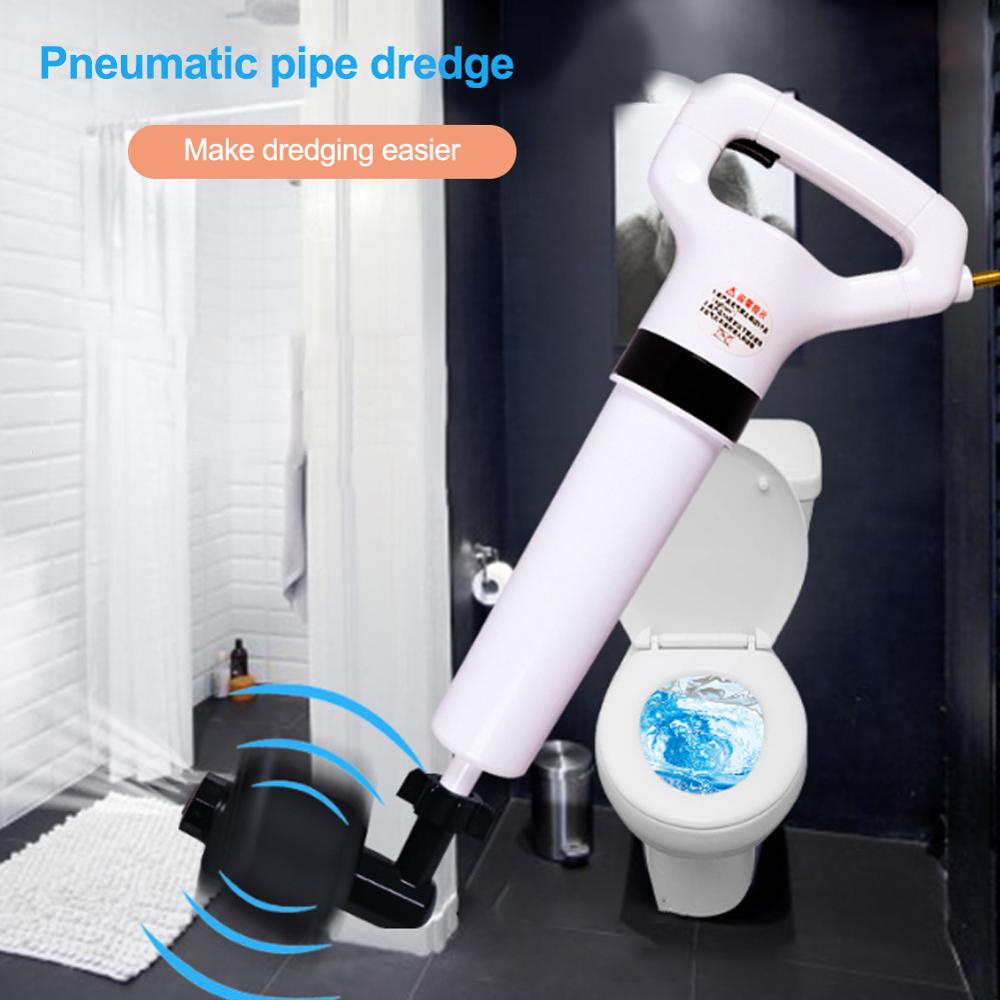 【COD】Toilet Cleaner Drain Declogger Air Plunger High Pressure Toilet ...