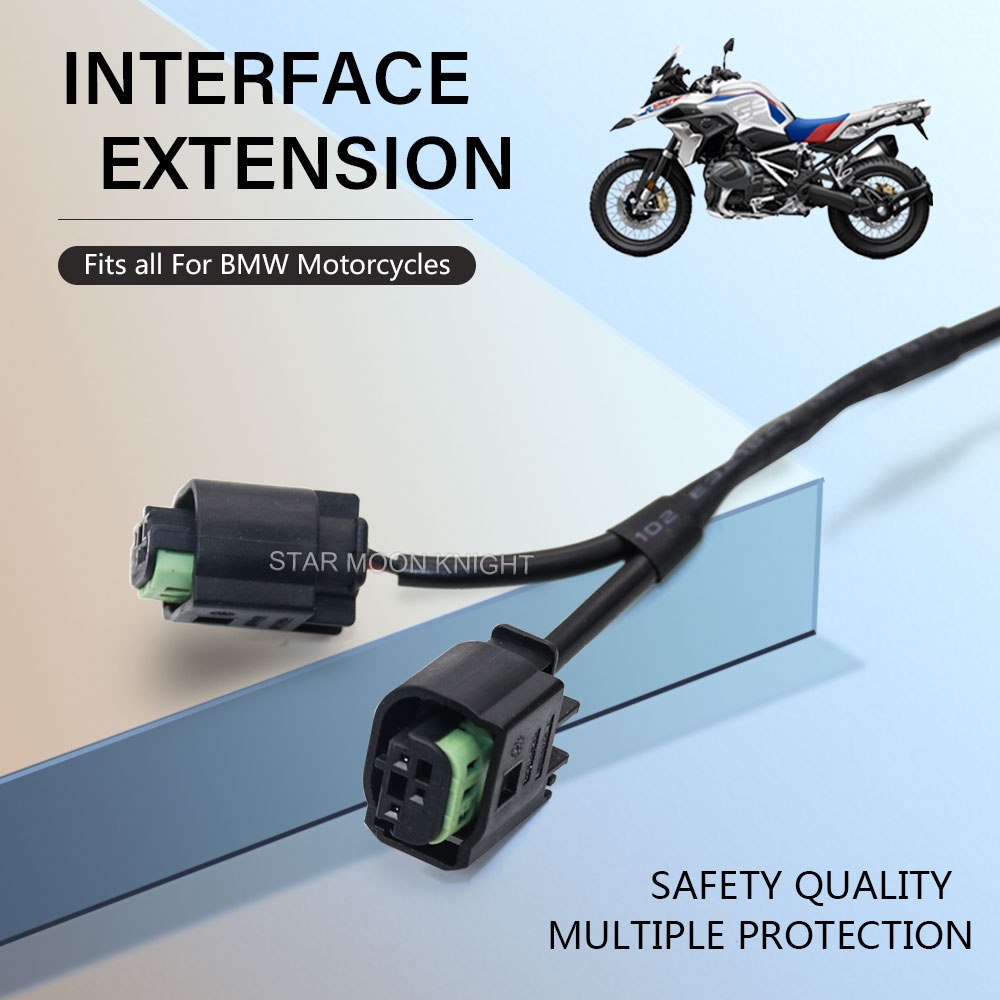 For BMW Motorcycle Quick Connect Cable Set Shunt Circuit Socket ...