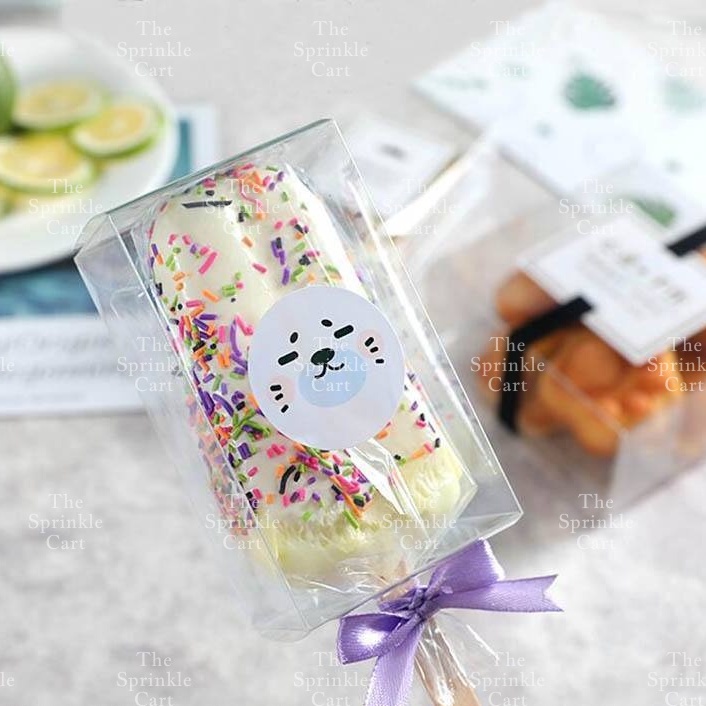 Transparent Popsicle OPP Cakesicle Boxes Gift Plastic Box Ice Cream ...