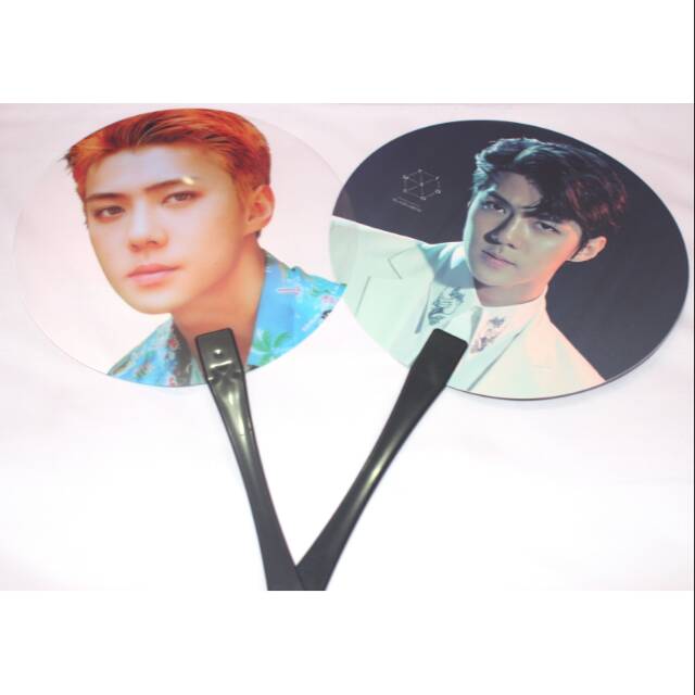 Official exo sehun cheering kit (handfan/Fan, flag/flag) | Shopee ...