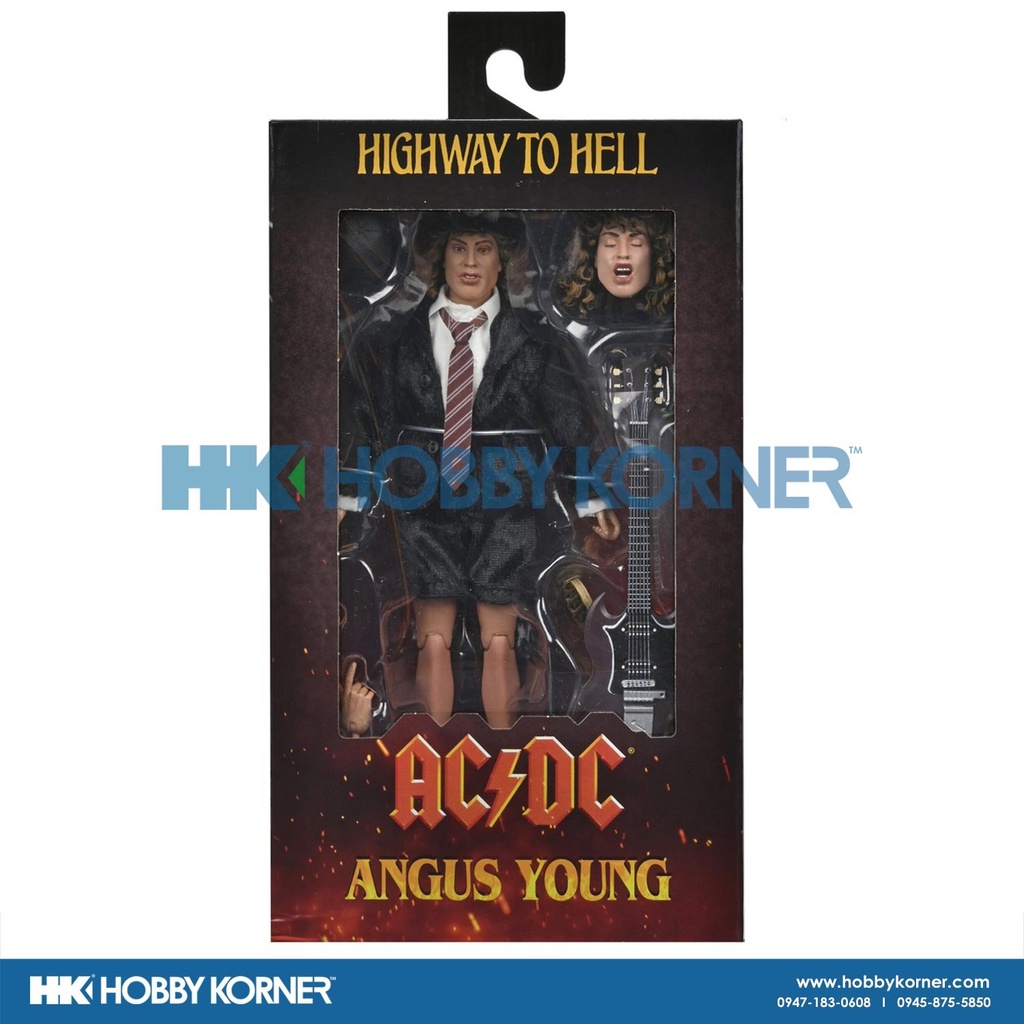 (IN STOCK) NECA 8 Inch Scale Clothed Figure Angus Young (Highway to ...