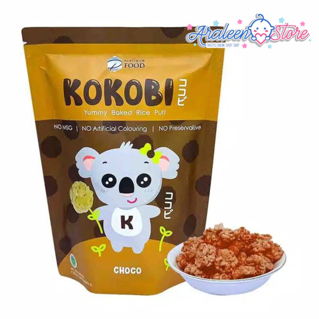 Kokobi - Yummy Baked Rice Puff 80 gr for 1 year + | Shopee Philippines