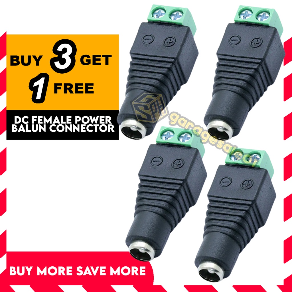 [PROMO] CCTV DC Jack Female Screw Type Pack Heavy Duty | Shopee Philippines