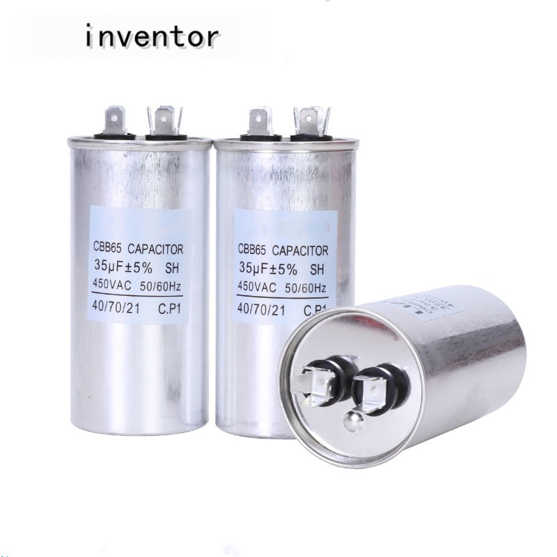 450V AC Motor Capacitor Air Conditioner Compressor Start Capacitor CBB65 5UF 6UF 8UF 10UF 12UF ...