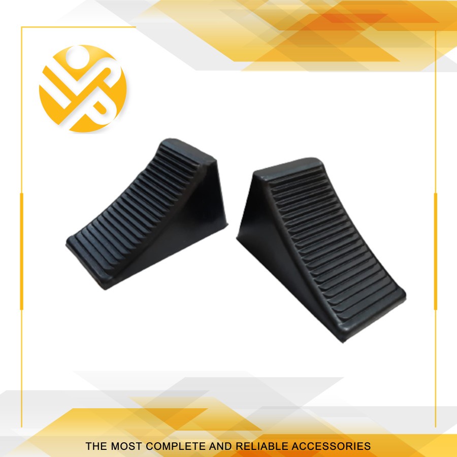 Parking Tire Wedge Rubber / Wheel Chock Rubber | Shopee Philippines