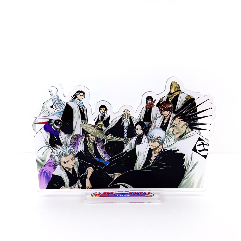 Bleach Gotei 13 Shunsui Soi Fon Byakuya Hitsugaya Kenpachi acrylic ...