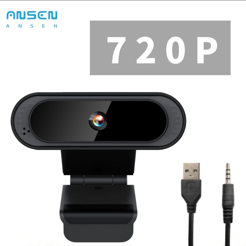 Ansen Webcam for PC Laptop Online Class 2K 1080P HD USB Web Camera with ...