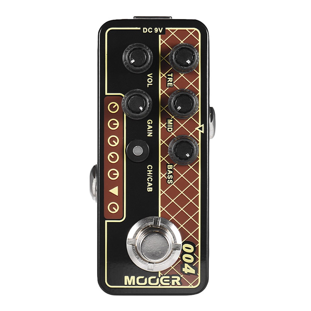 MOOER Pedal 004 Day Tripper Effects Digital Preamp Bass Guitar Electric ...