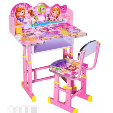 Kids character study table with chair /Children's learning desk/study ...