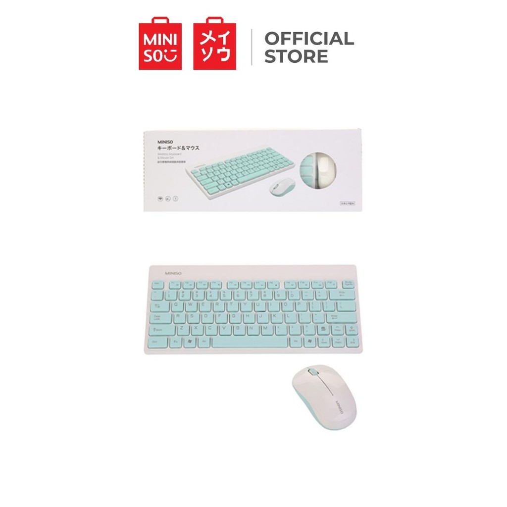 Miniso Wireless Mouse And Keyboard Set | Shopee Philippines