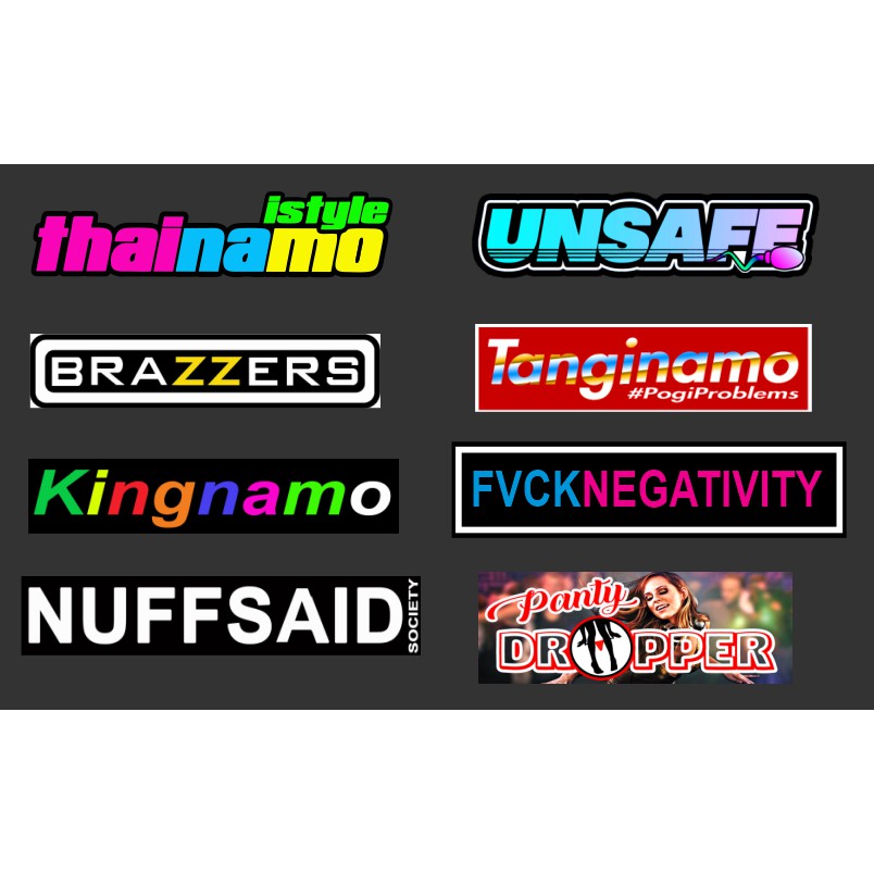 Panty Dropper, Kingnamo, NUFFsaid Waterproof Sticker | Shopee Philippines