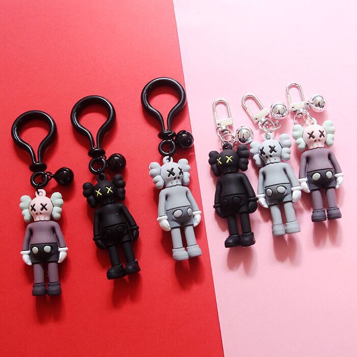 Cartoon kaws creative Model key chain Fashion knapsack hanger Pendant ...