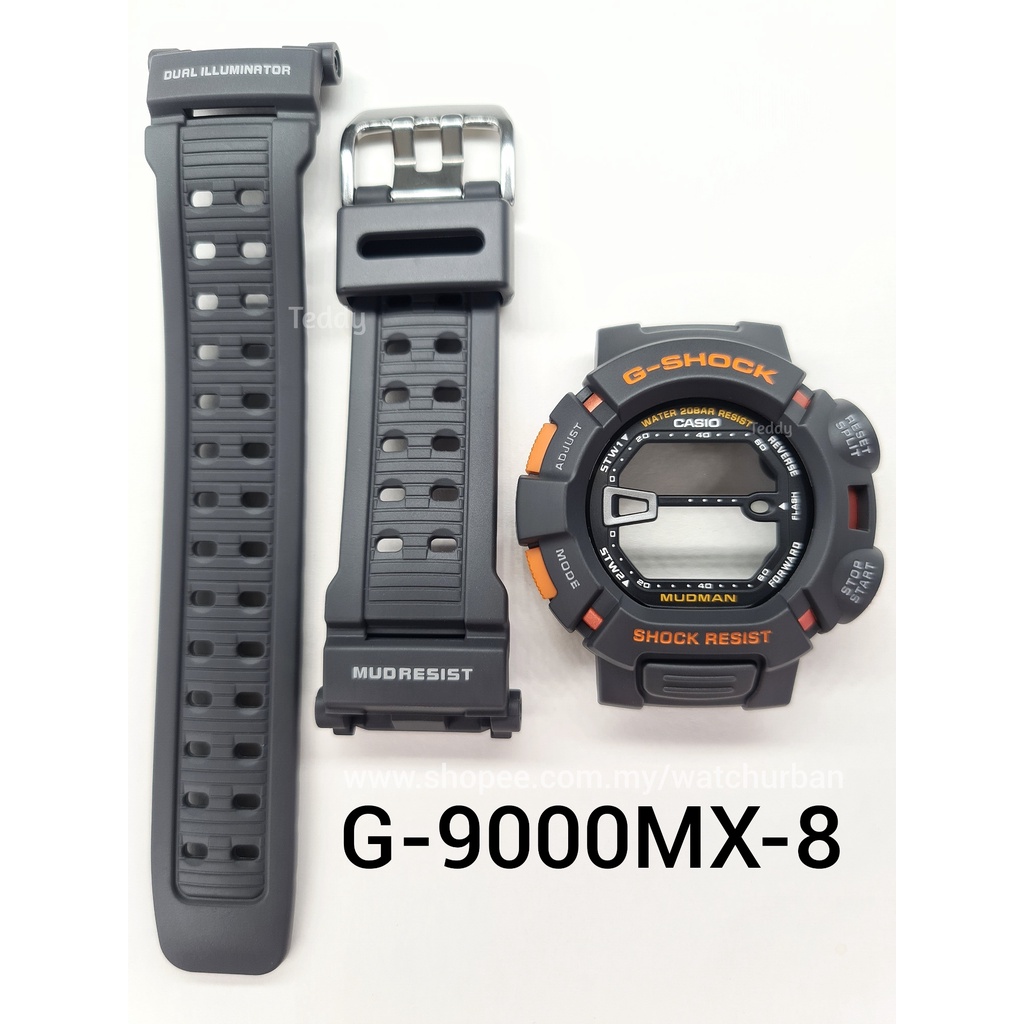CASIO G-SHOCK HARDCASE G9000 CASE CENTRE ASSEMBLY WITH RESIN BEZEL WITH ...