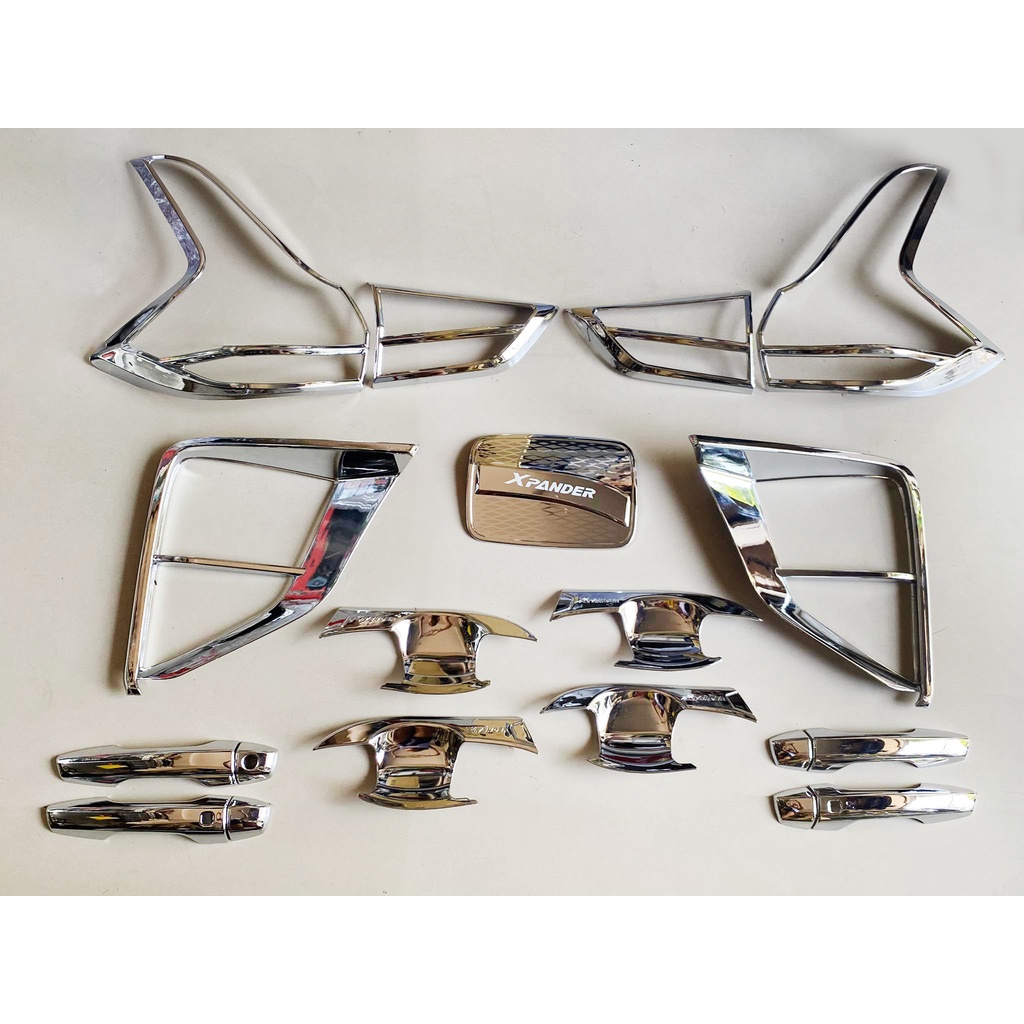 Mitsubishi Xpander GLS 2018 to 2021 Chrome Combo Garnish Cover Set ...