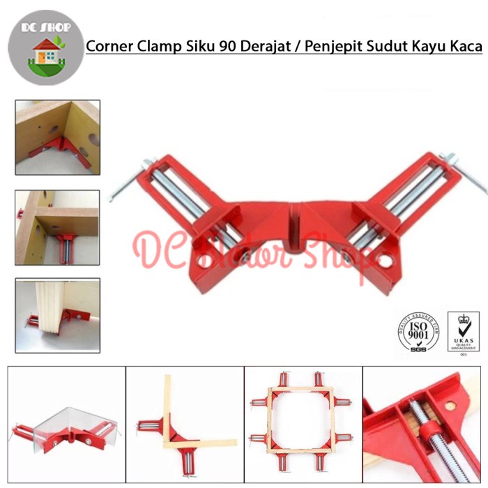SIKU KAYU Corner Clamp 90-degree Clamp Angle Clamp For Wood/Glass Frame ...