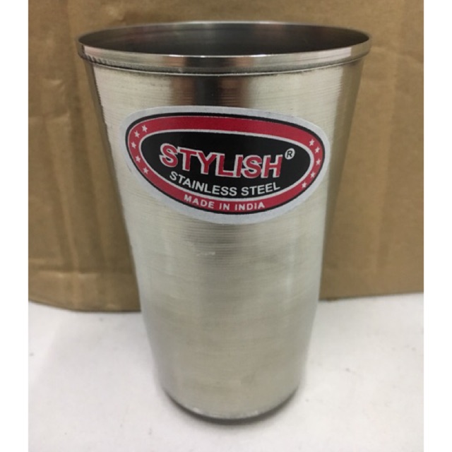 Rush Sale Pure Stainless Tumbler Baso Cup Made in India Mug Scooper Ice ...