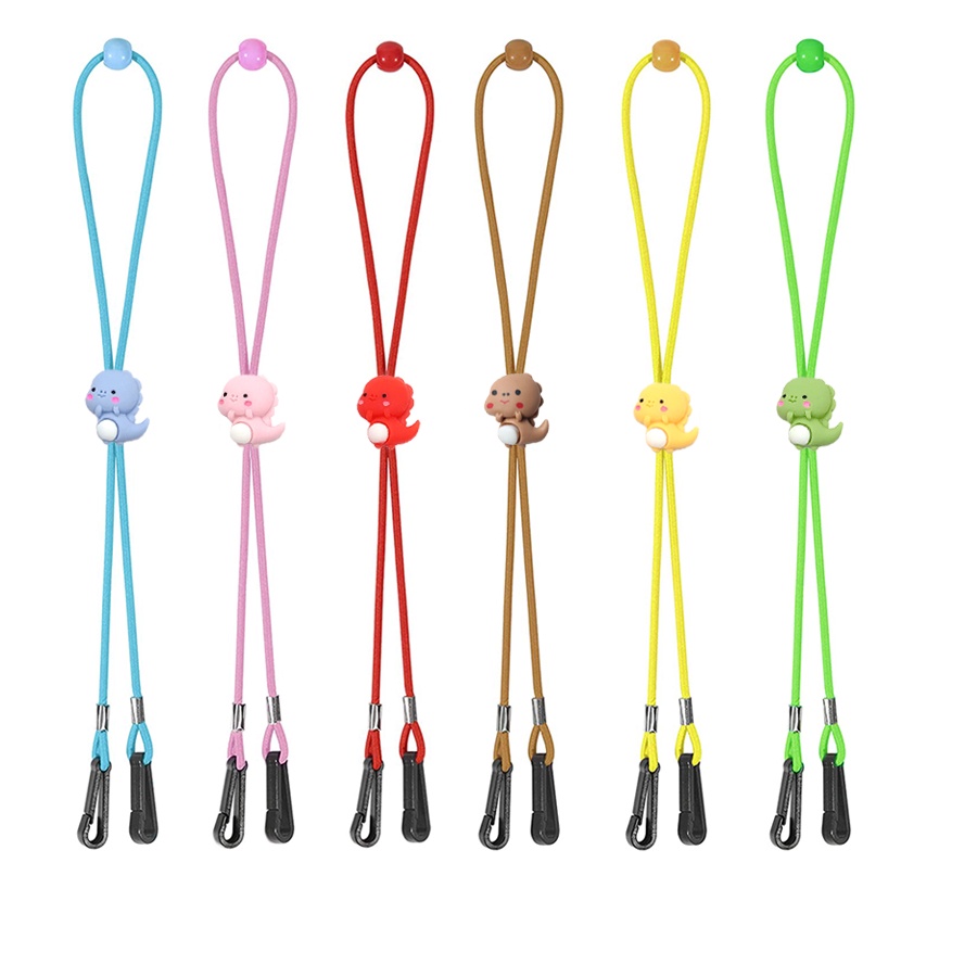 Cute Animal Series Adjustable Mask Extender Chain for Kids Mask Hanging ...