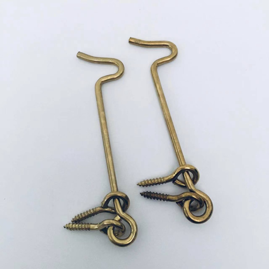 ( PER 10PCS ) Hook and Eye Lock For Door and Window | Shopee Philippines