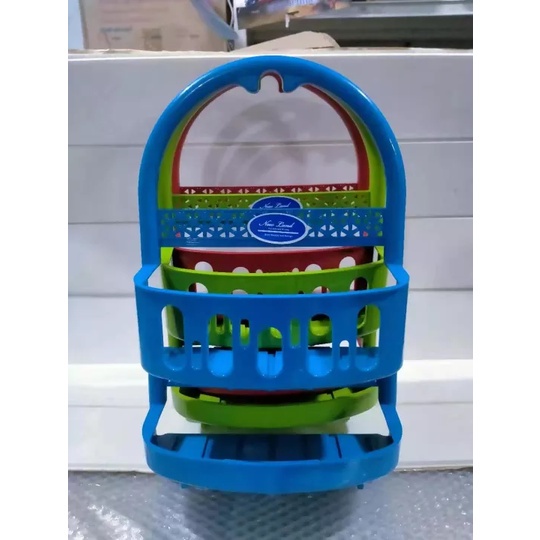 Plastic Rack Bathroom Organizer 2 Layer | Shopee Philippines