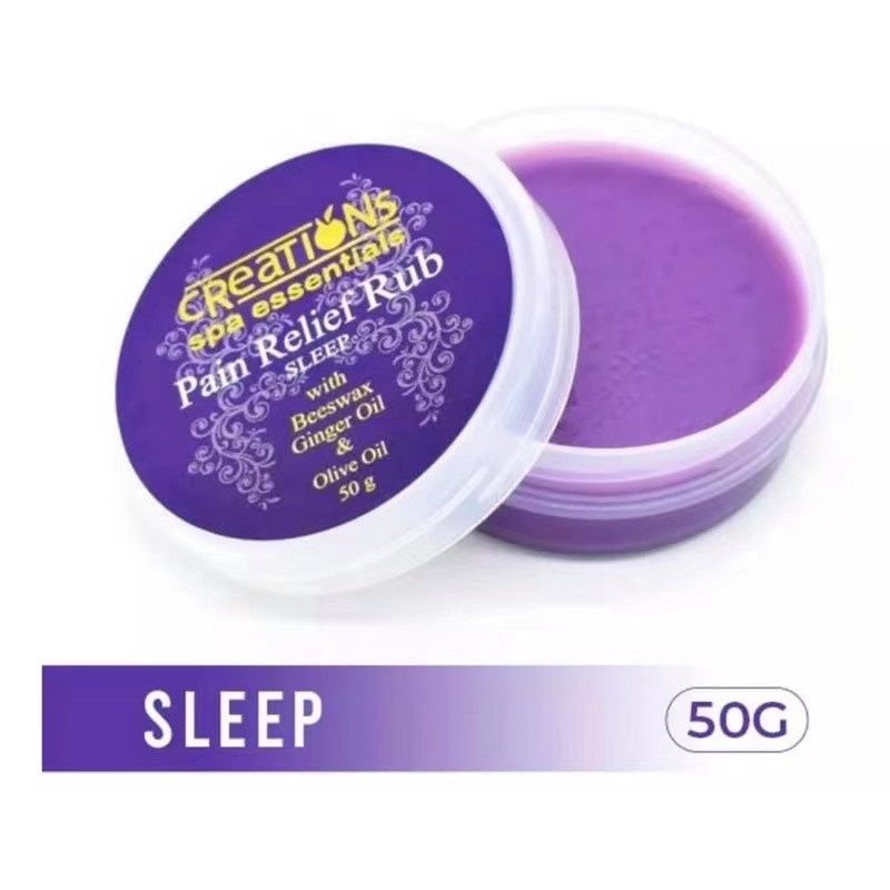 Creations Spa SLEEP/LAVANDER 50G BIG MASSAGE 50g Essentials Pain Relief ...