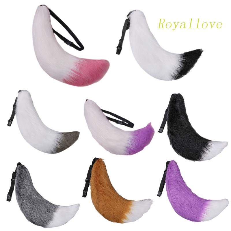 royal Fox Tail Halloween Cosplay Plush Tail Cosplay Furry Tail Costume ...