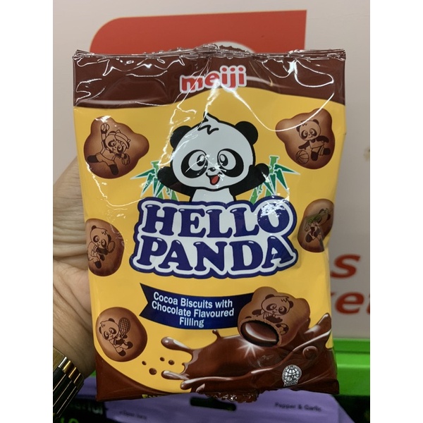 SALE‼️MEIJI HELLO PANDA CHOCOLATE FILLED BISCUITS 43g | Shopee Philippines
