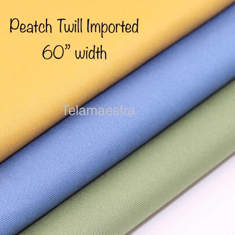 Peach Twill Fabric High Quality Cloth Tela (per yard) | Shopee Philippines